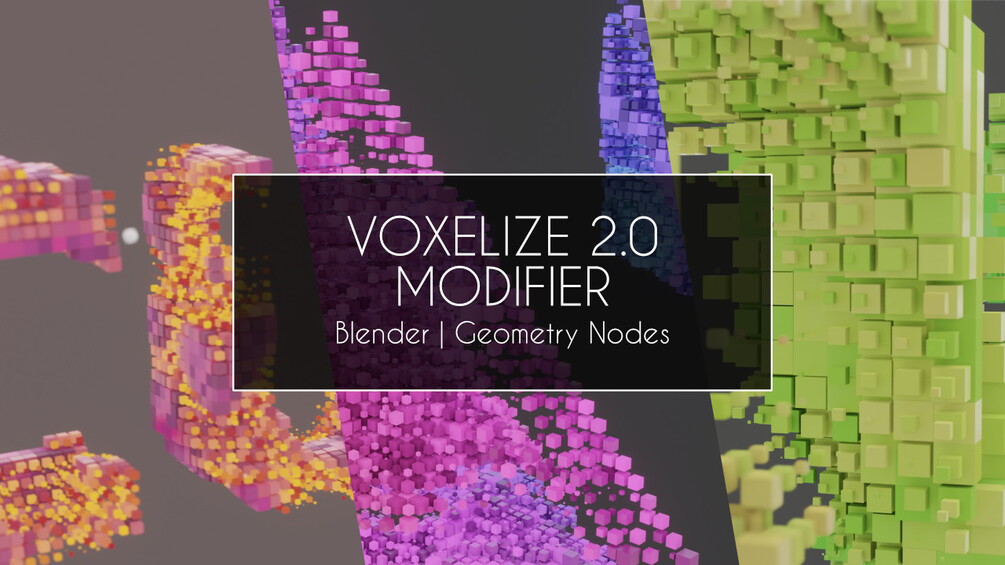 Voxelize 2.0 Modifier | Blender | Geometry Nodes