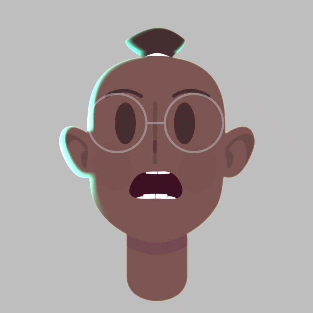 Rafiki's Head Rig + facial expressions + mouth rig