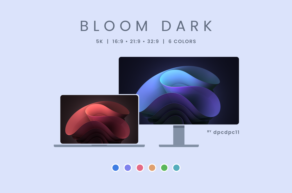 Bloom Dark - 5K Wallpaper Pack