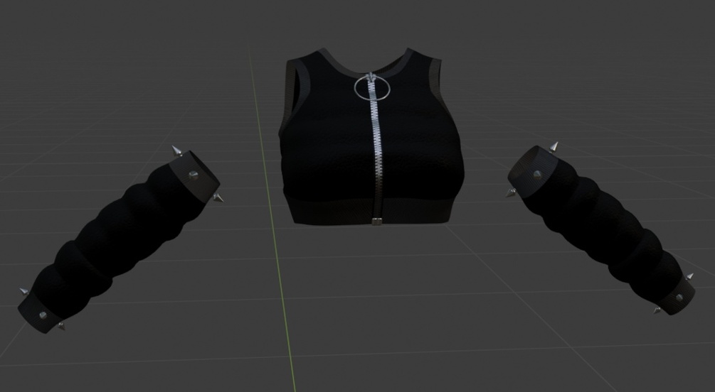 Puffy Winter Jacket - FBX - Commercial use - VRChat Clothing *2021*