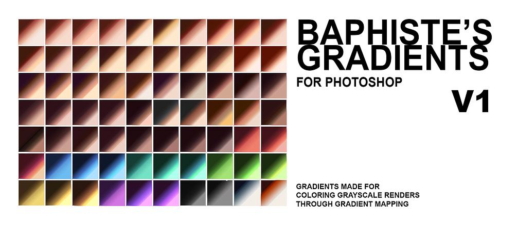 Baphiste's Gradients for Gradient Map Coloring V1: Skin