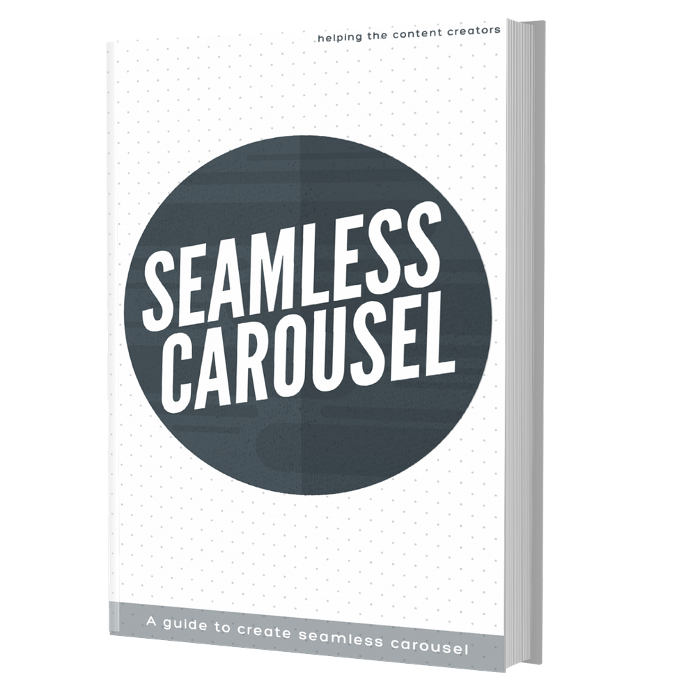 A guide to create seamless carousel