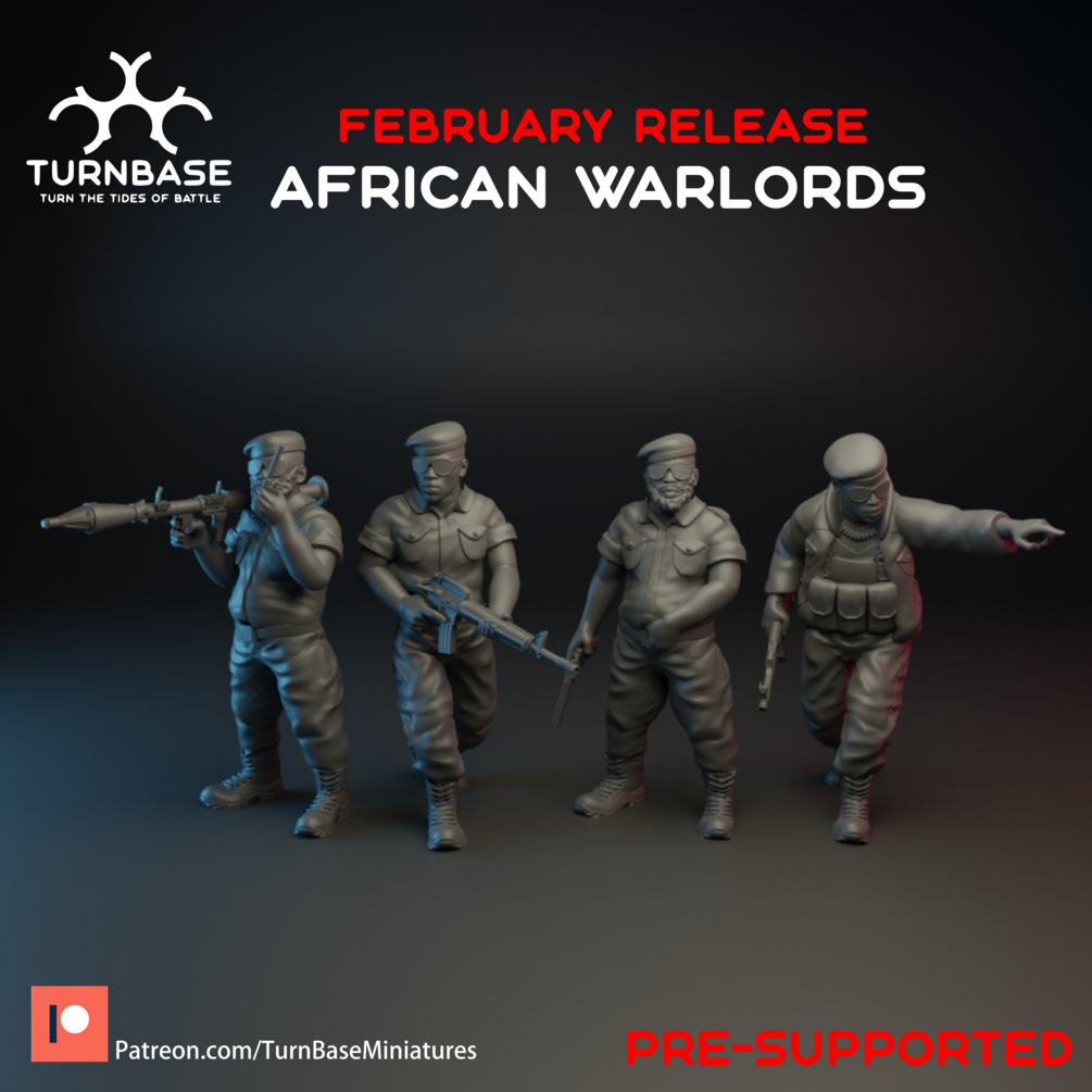 TurnBase Miniatures: Wargames- African Warlords