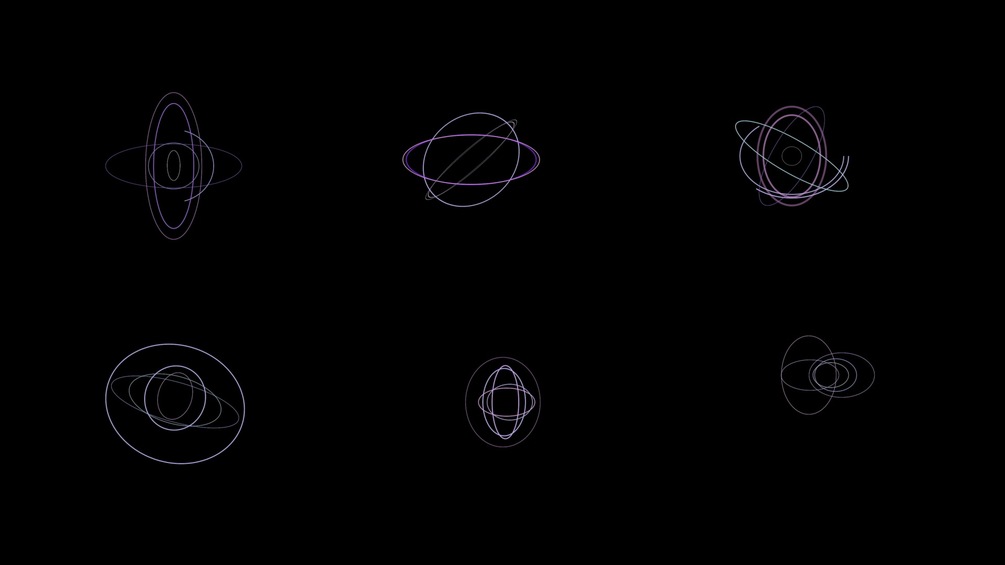 Lottie Floating Loaders (Dark Mode) - Animation Pack