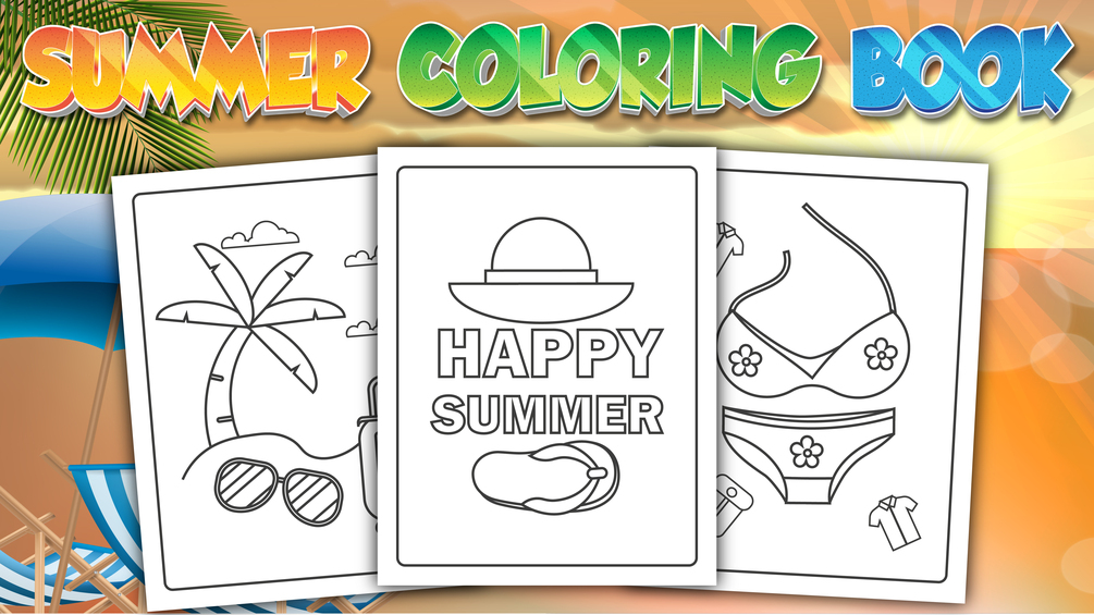 Summer Coloring Book – KDP INTERIOR