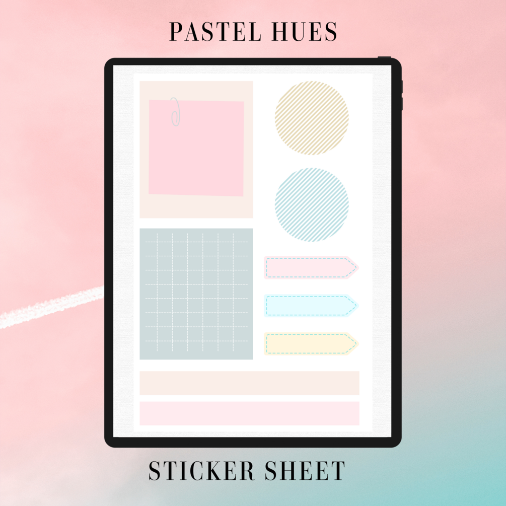 Pastel Sticker Sheet