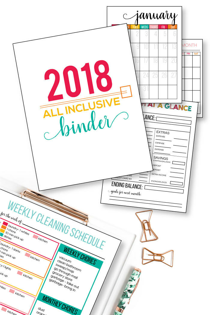 Updated All Inclusive Binder