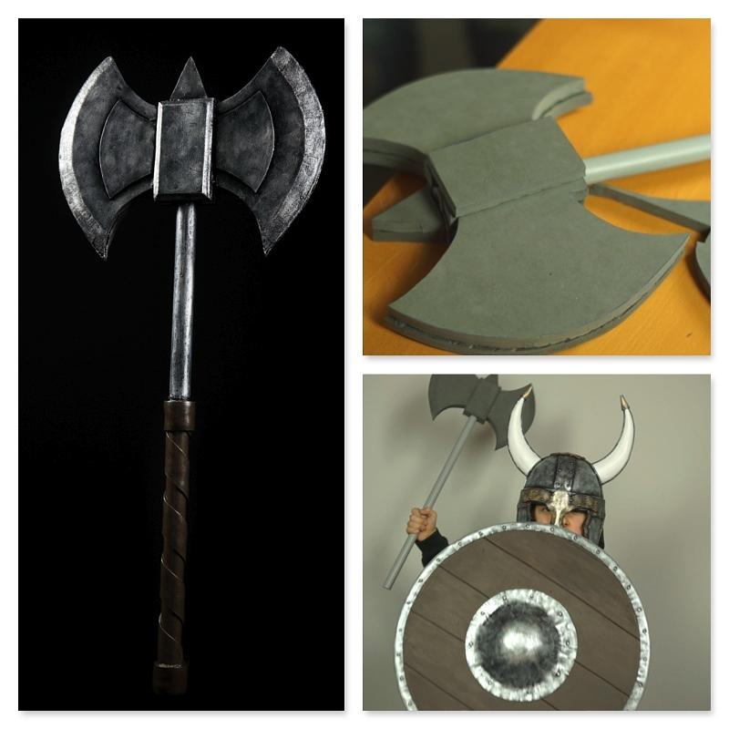 Battle Axe and Shield Downloadable Patterns