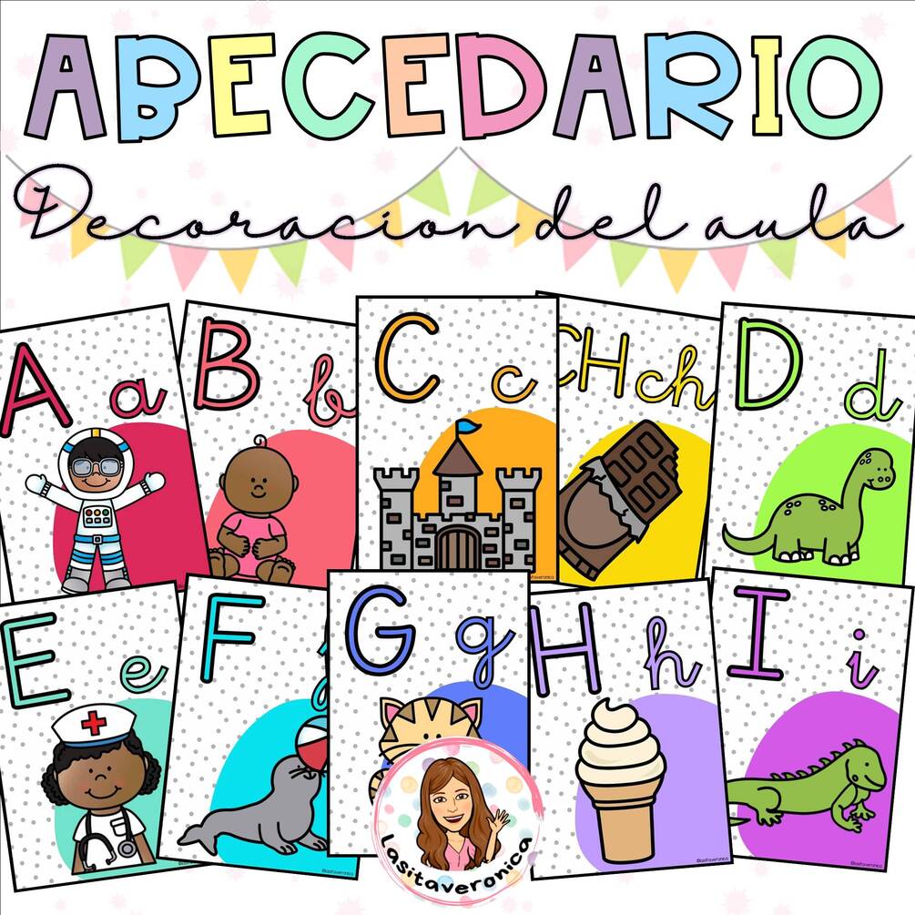 Abecedario. Posters. Decoración del aula / Alphabet Posters Classroom ...