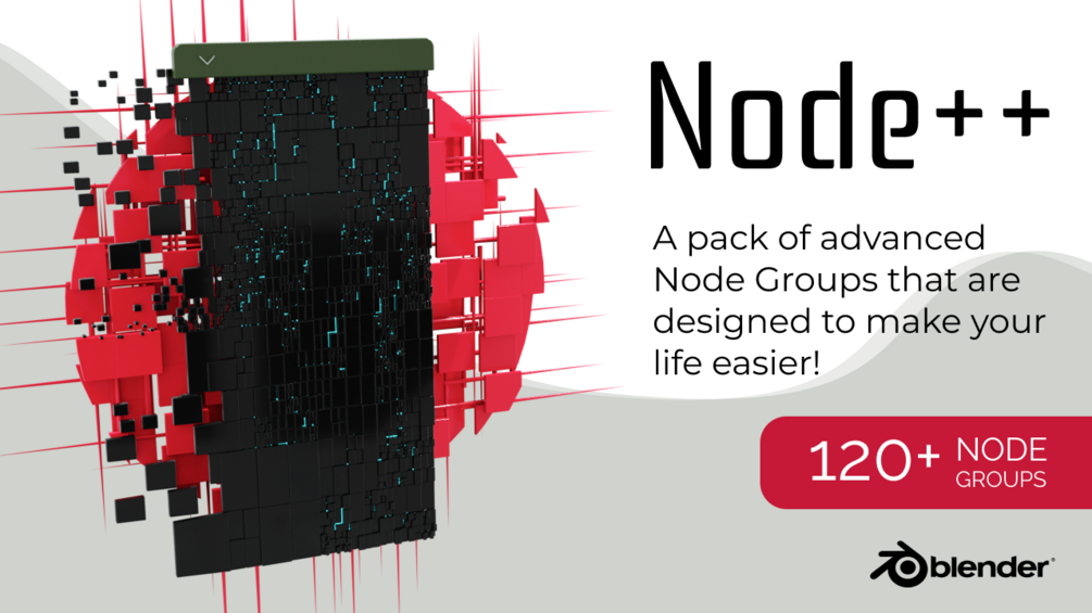 Node++ | Advanced Node Groups for Blender (Geometry Nodes Fields)