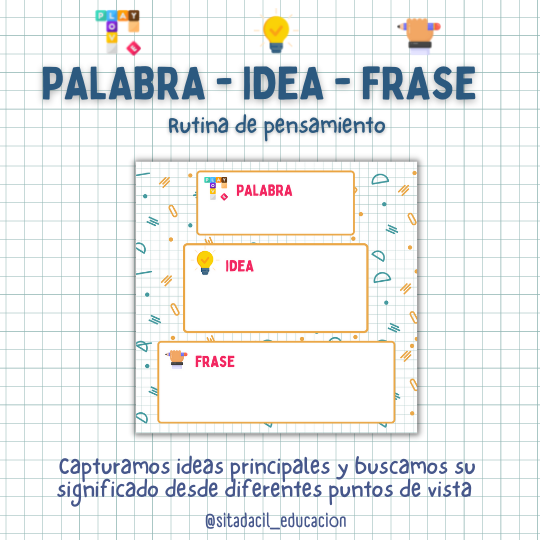 Palabra - Idea - Frase