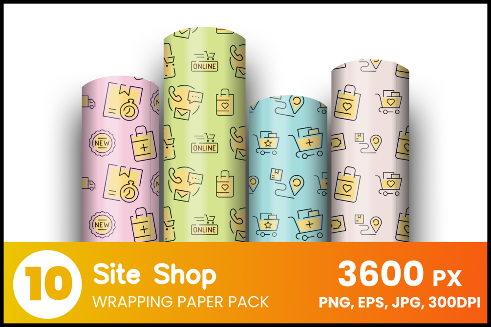 Site Shop 10 Wrapping Paper