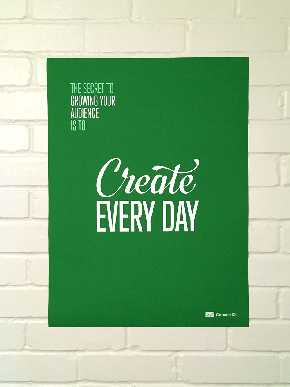 Poster: Create Every Day (18 x 24)