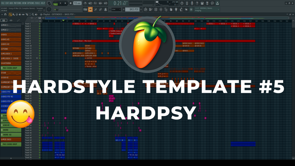 Hardstyle Template #5 [FLP DOWNLOAD]