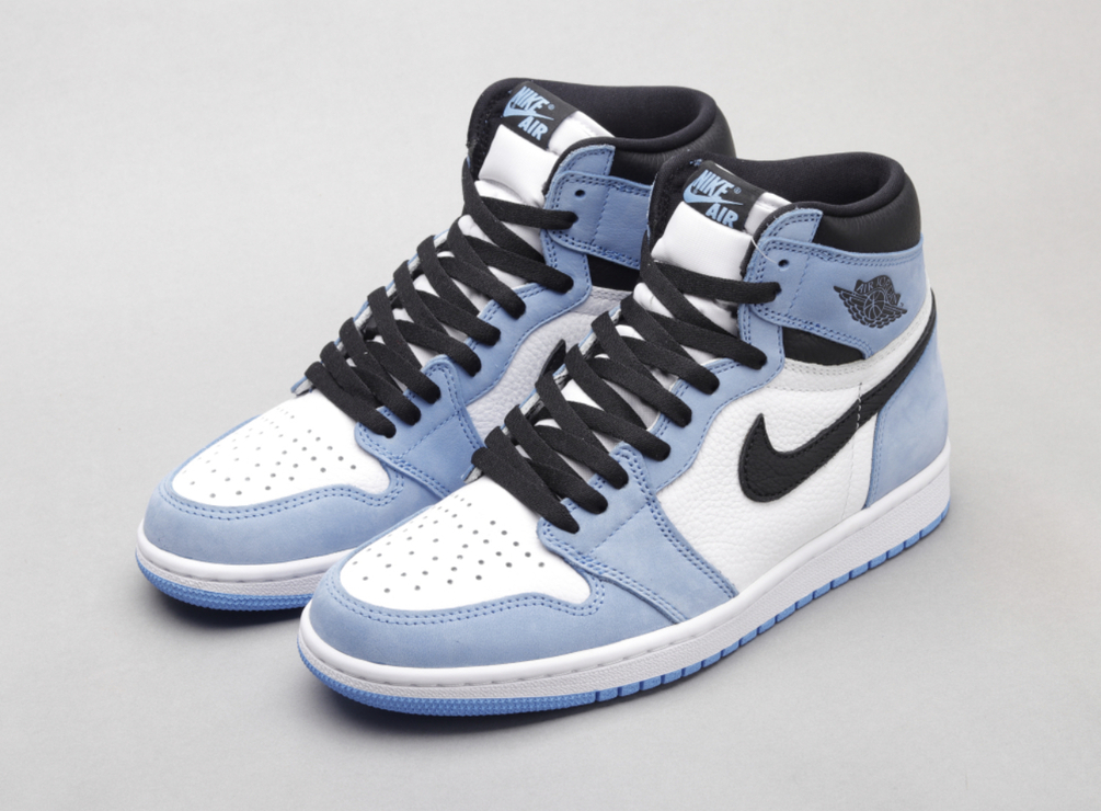Jordan 1 Retro High White University Blue Black