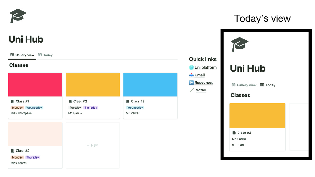 Notion Uni Hub Template