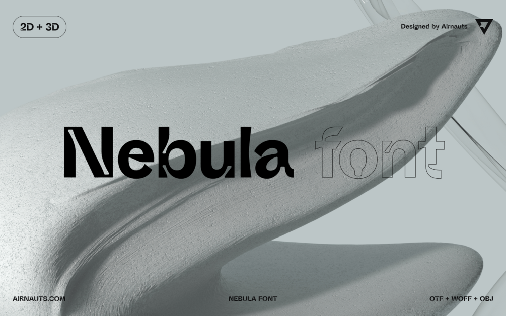 Nebula font by Airnauts