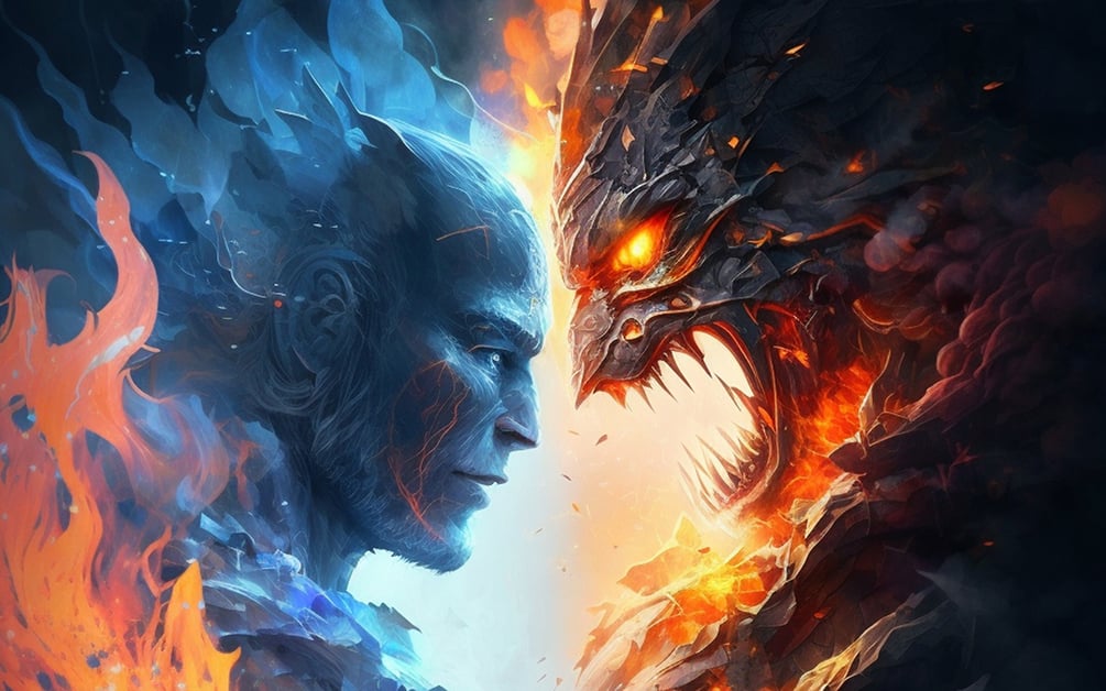 Fire and Ice: The Clash of Elements