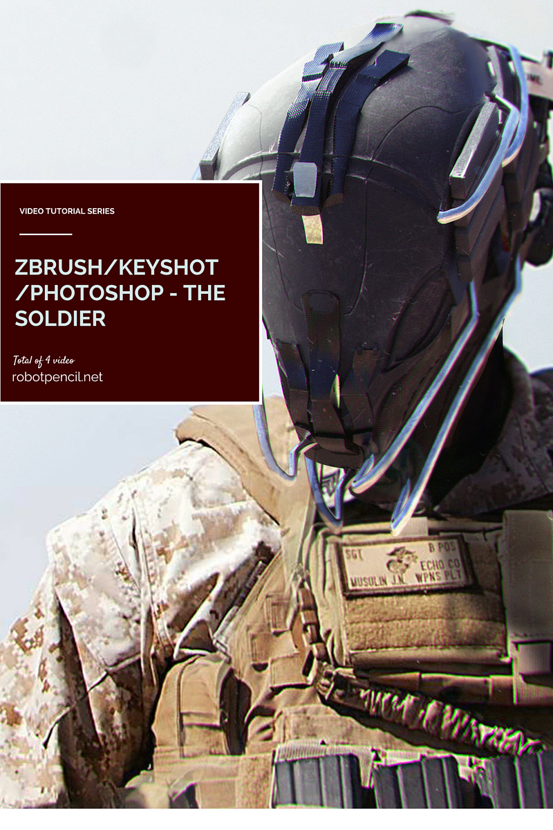 Zbrush/Keyshot/Photoshop - The Soldier