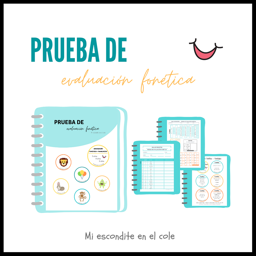Prueba de evaluación fonética (formato PDF)