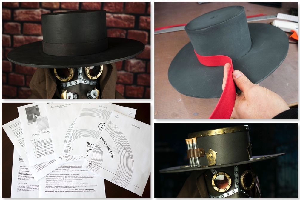 Plague Doctor Hat Downloadable Pattern