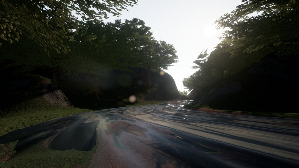 Unreal Engine 4: River Tool w/ Terrain Snap