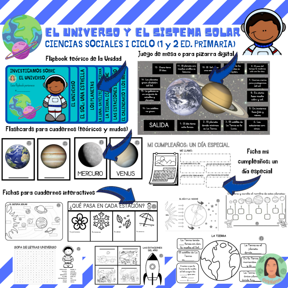 PACK EL UNIVERSO Y LOS PLANETAS I CICLO EP