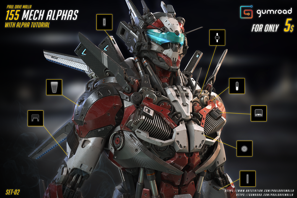 155 MECH ALPHAS SET 02
