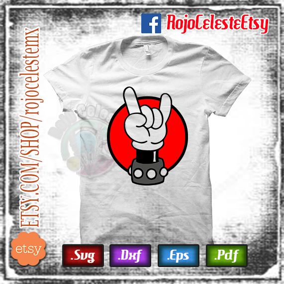 Mickey ROCK (SVG) DESIGNS use With Silhouette Studio & Cricut or as ...