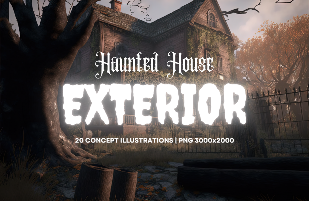 🏚️ Haunted House - Exterior