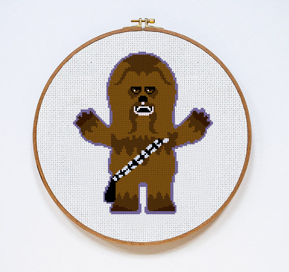 Star Wars Chewbacca Cross Stitch Pattern PDF Download