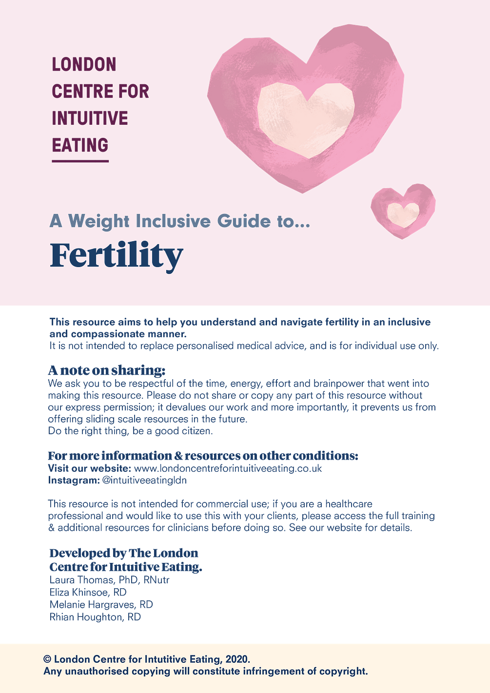 Weight Inclusive Guide to Fertility