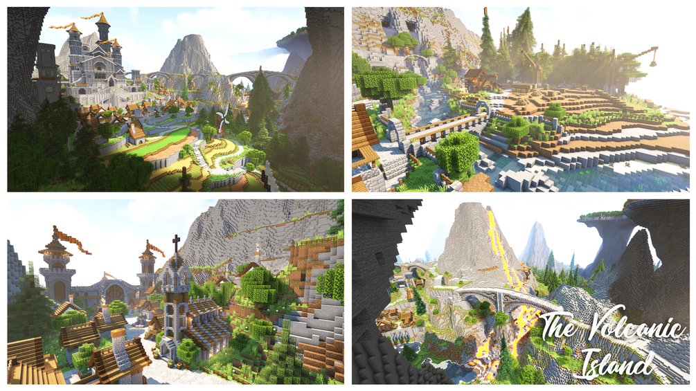 Volcanic Island Transformation [MC Version 1.14.3 & Above]