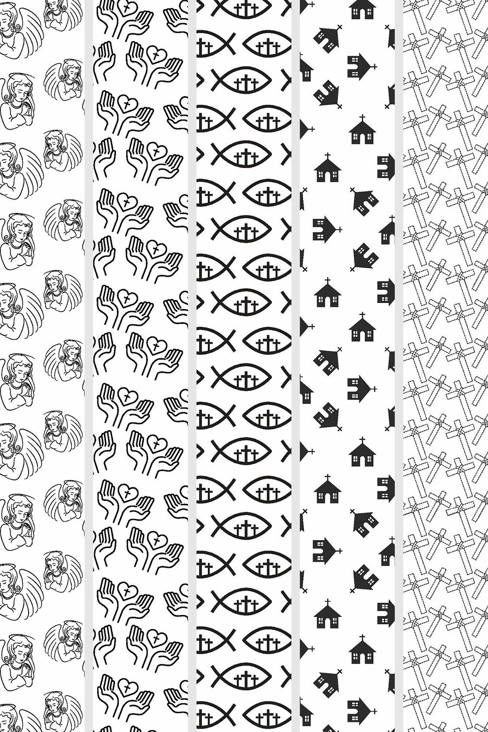 10 Prayer/Biblical Patterns - (for Book Interior Designs)