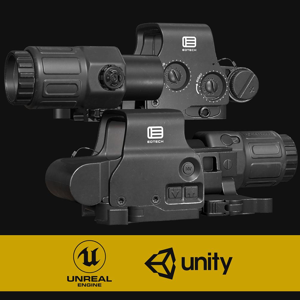 Eotech Exps3 Holographic Sight + Magnifier