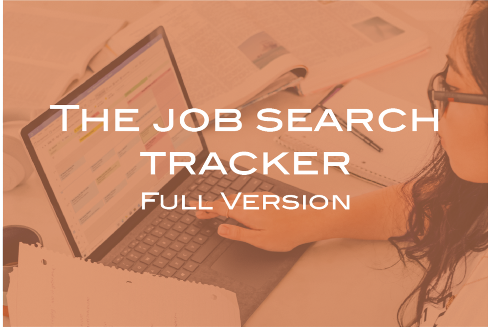 The Job Search Tracker - Full Version