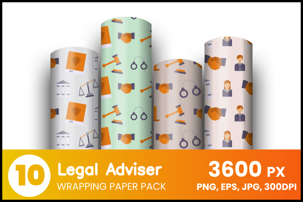 Legal Adviser 10 Wrapping Paper