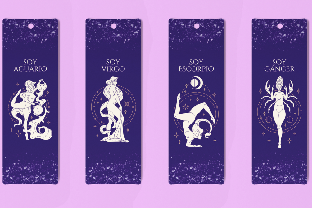 Marcapáginas de los signos zodiacales — Diseños