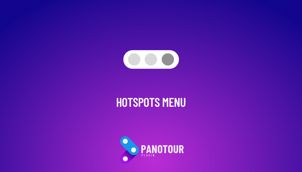 Hotspots Menu - Panotour Plugin