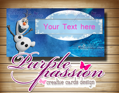 Olaf- Frozen - Name tag