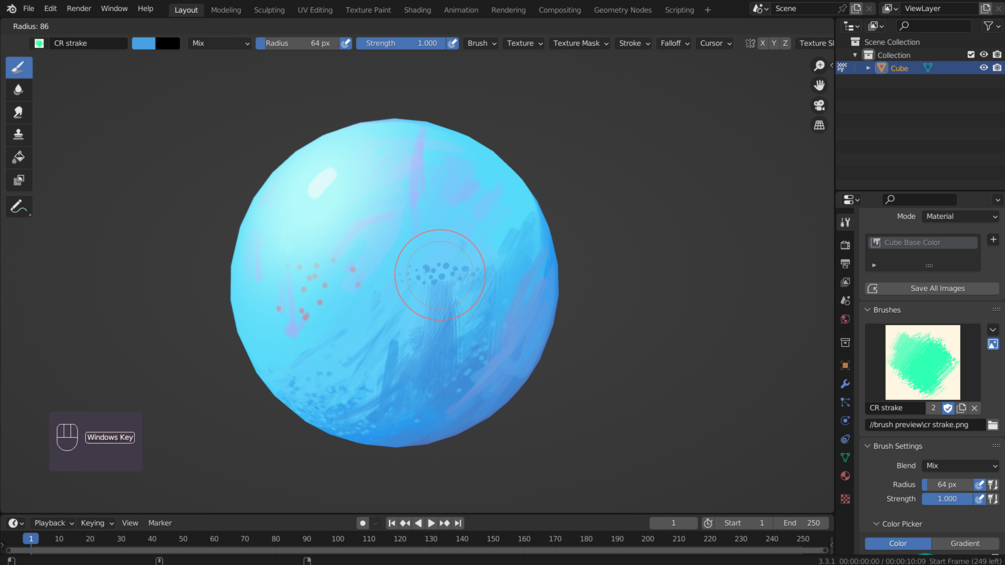 CR Basic Brushpack for blender texture painting