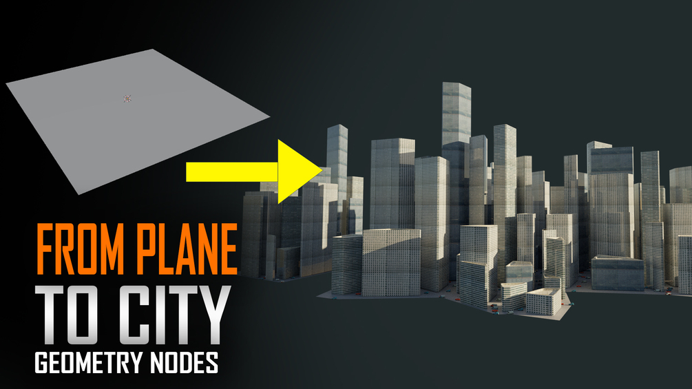 city generator blender geometry nodes