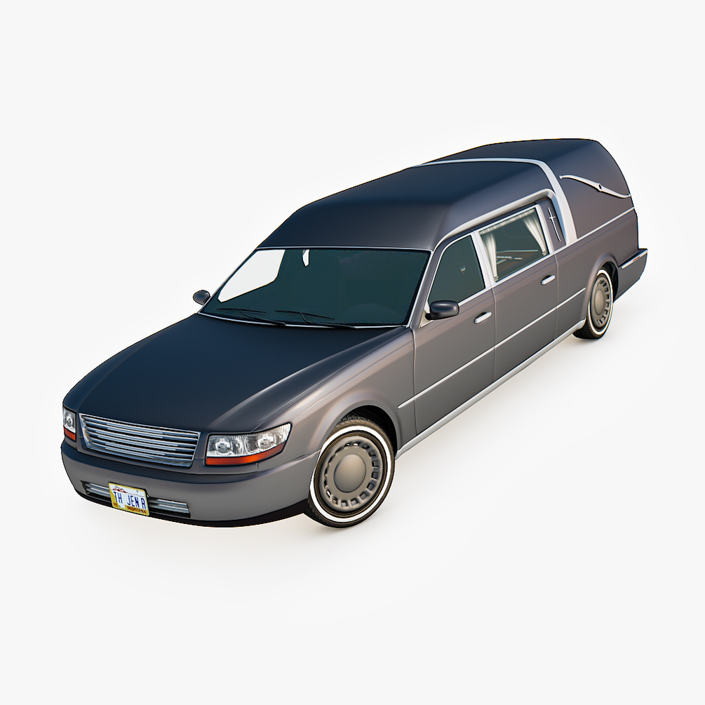 3D Model of Hearse