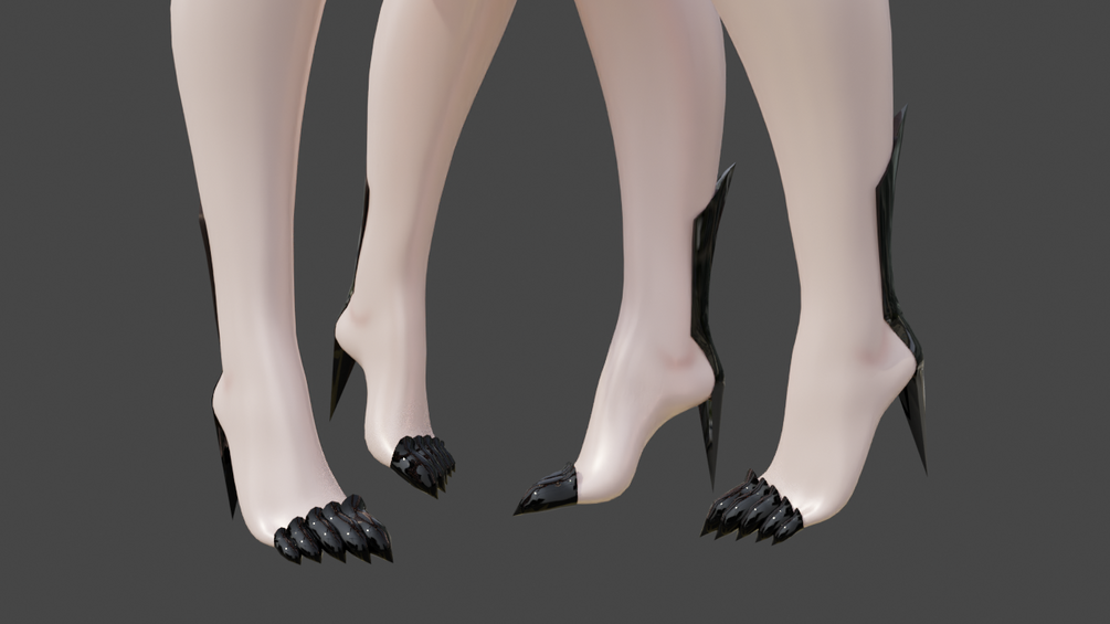 "Mania" - High Heels (Low Poly)