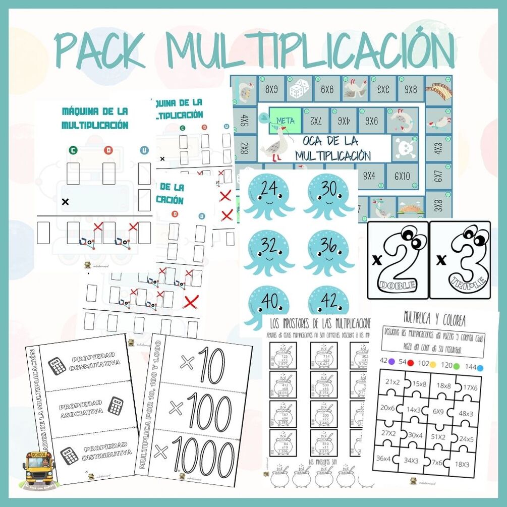 PACK DE LA MULTIPLICACIÓN