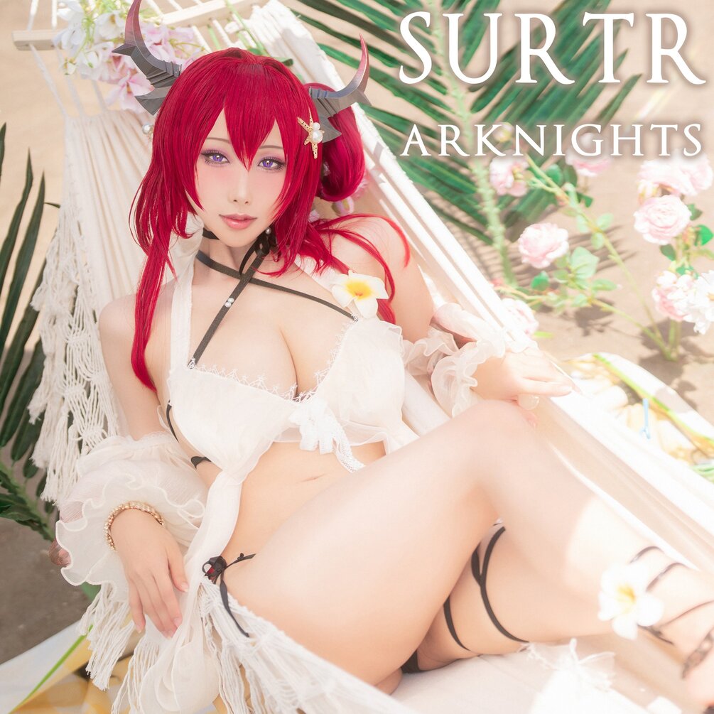 【SEP NEW patreon set】Arknights Surtr swimsuit cosplay HaneAme