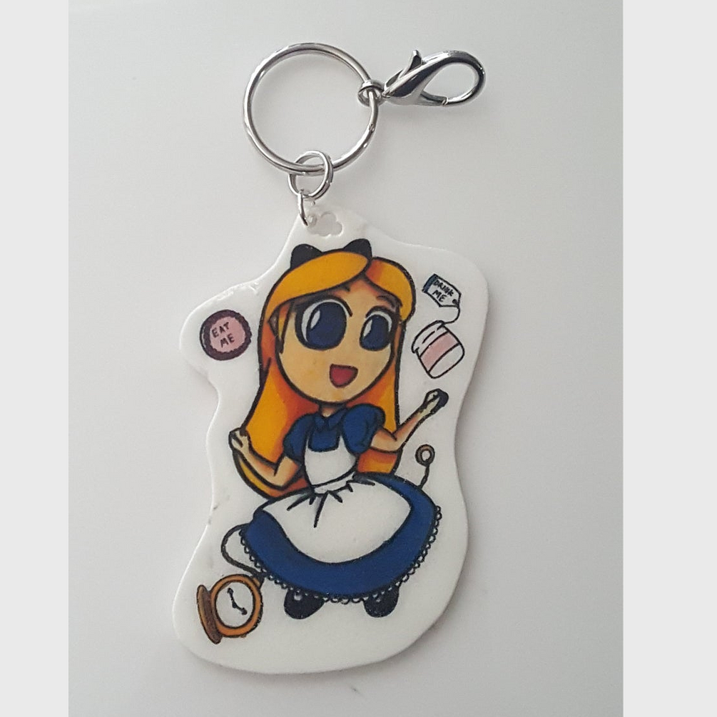 Alice keychain - Alice in Wonderland