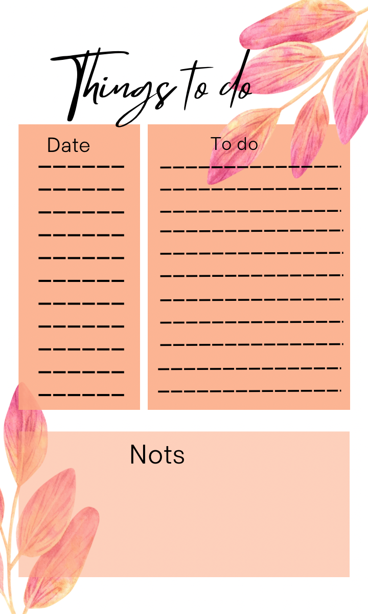 Three different colored notebook designs