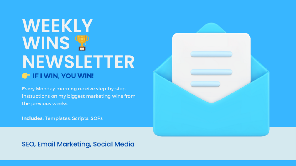 Weekly Wins Newsletter