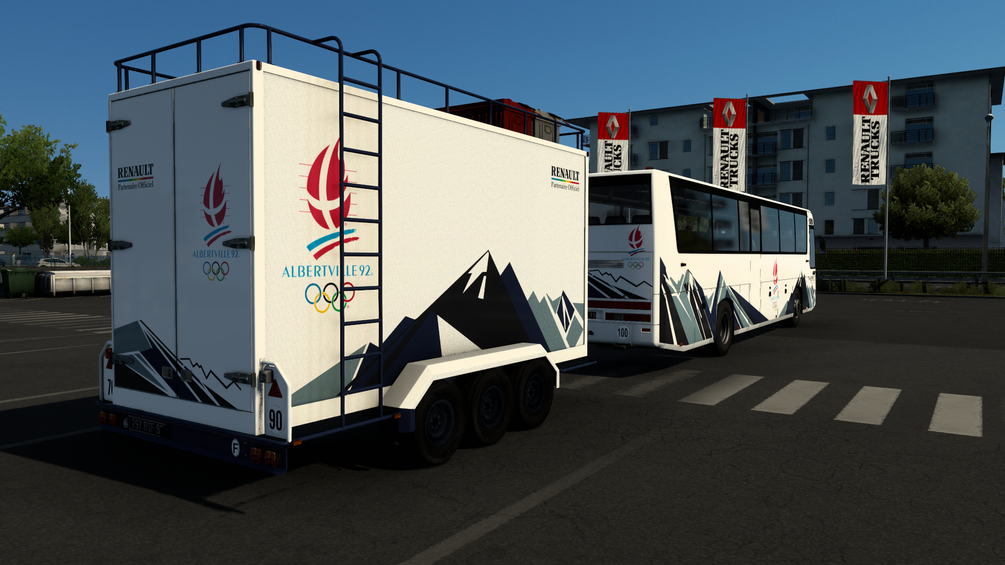 Remorque pour Autocar Renault FR1